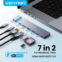 Por R$ 82,00: Estação Dock Hub USB-C Vention 6 em 2 Thunderbolt 4 ...