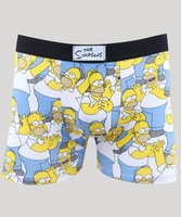 Saindo por R$ 23,00: cueca boxer homer simpson estampada branca | Pelando