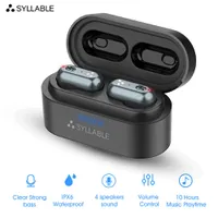 Por R$ 163: Fone de ouvido SYLLABLE S101 Strong bass TWS wireless ...