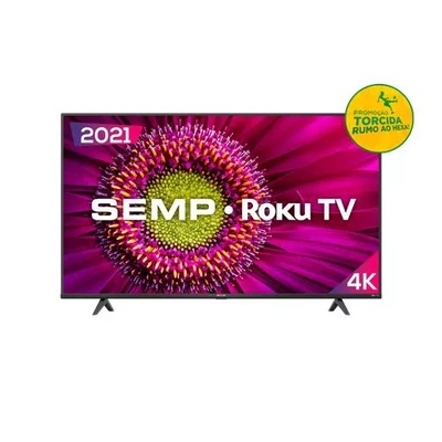 Saindo por R$ 2.115: Smart TV Semp Roku Led 50 Rk8500 4k UHD HDR Wifi ...