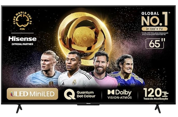 Por R$ 4.140: Hisense Smart TV UHD 4K Mini LED 65" Polegadas 65U6N | Pelando