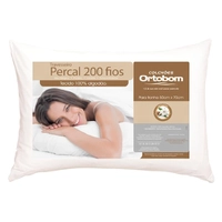 Por R$ 31,90: Travesseiro Ortobom Percal 200 Fios 50 x 70 cm | Pelando