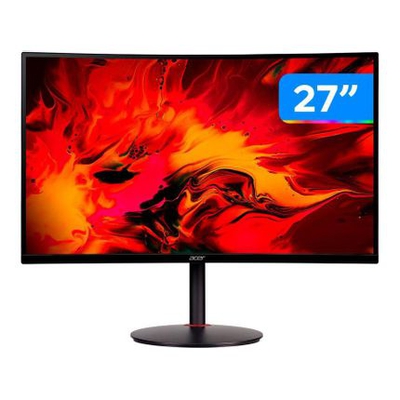 Saindo por R$ 1.709: Monitor Gamer Acer XZ270 27” LED Curvo - Full HD ...
