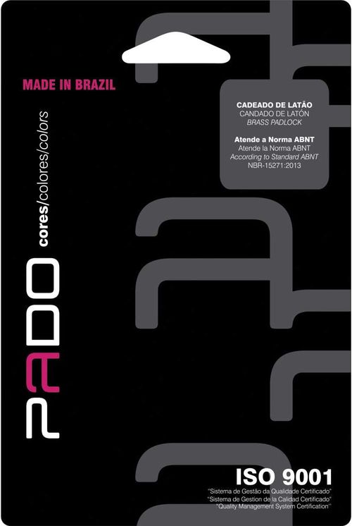 Por R$ 18,11: CADEADO CORES SM LT-20MM AZUL, Pado, 51016378 | Pelando
