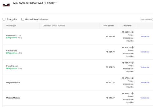 Por R$ 1.105: Mini System Philco PHS1900BT 1900W RMS - Bivolt | R$1.105 ...