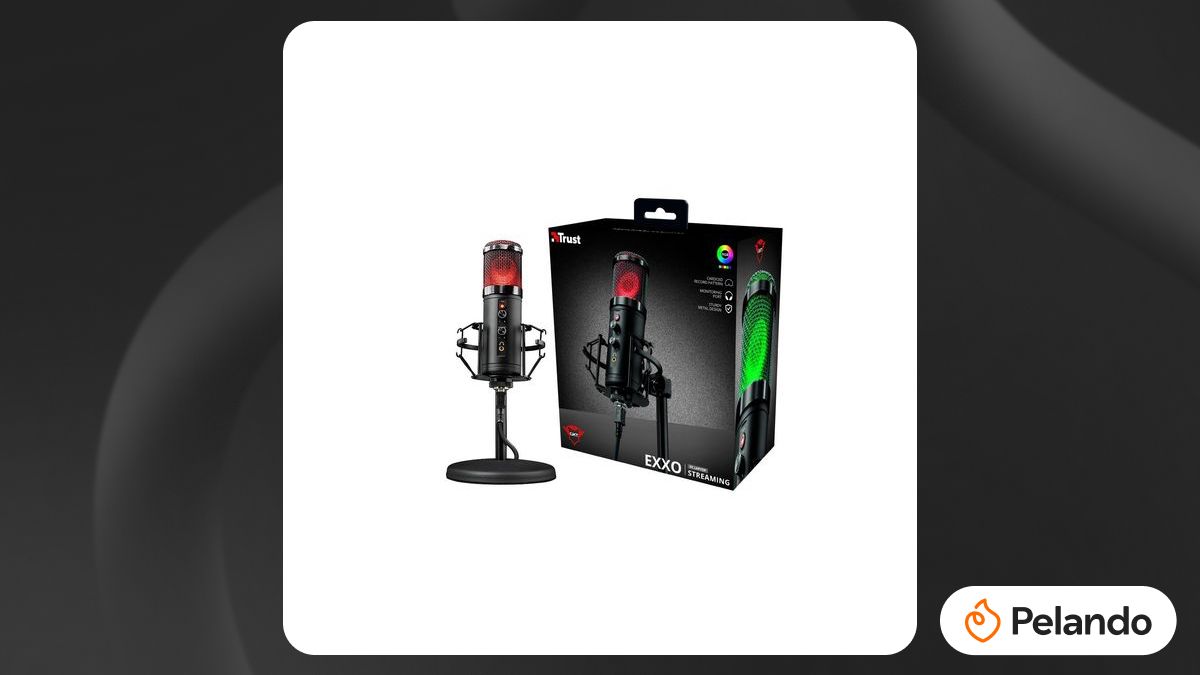 Por R$ 467: Microfone Streamer Trust Gaming GXT 256 Exxos, RGB, USB ...