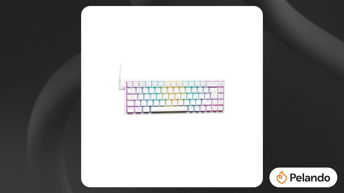 Por R$ 206: [APP]Teclado Mecânico Gamer Husky Gaming HailStorm, Branco ...