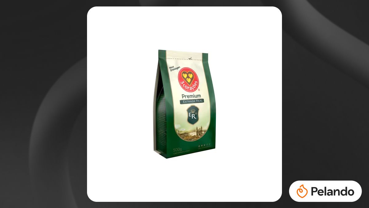 Por R$ 23,19: Café 3 Corações Premium Estrada Real 500g | Pelando