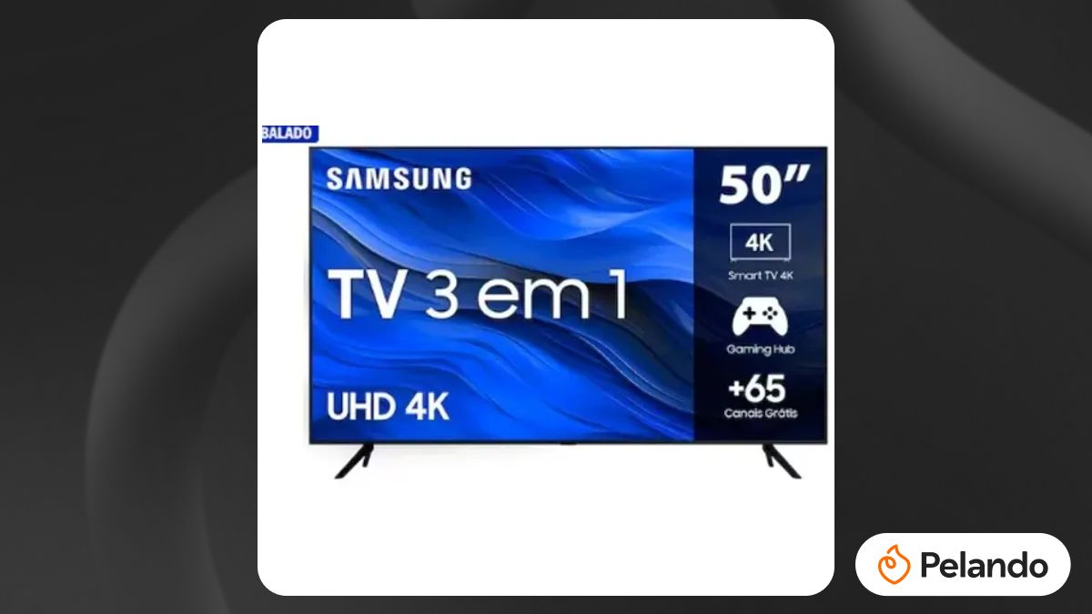 Por R$ 1.574: REEMBALADO: Smart TV Samsung 50 Polegadas 4K UHD ...