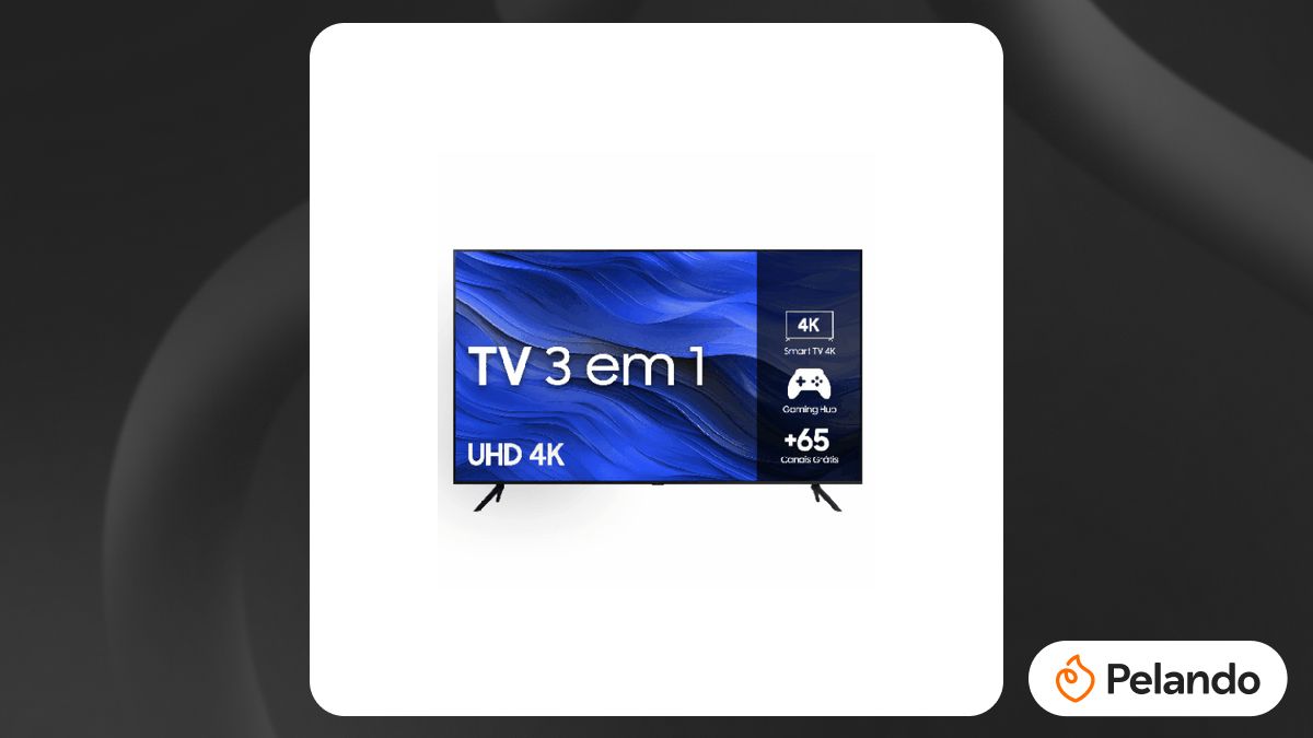 Por R$ 2.120: [Cliente Ouro] Smart TV Samsung 58 Polegadas 4K C7700 ...