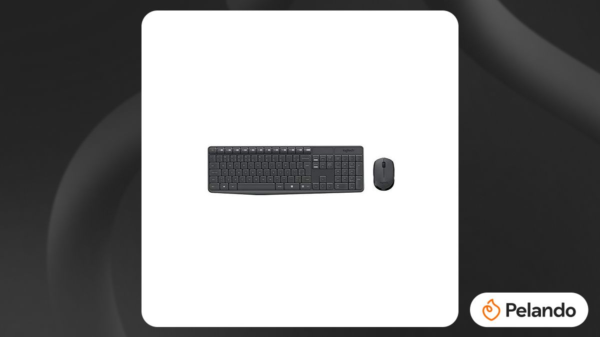 Por R$ 109: Combo Teclado e Mouse sem fio Logitech MK235 com Conexão ...