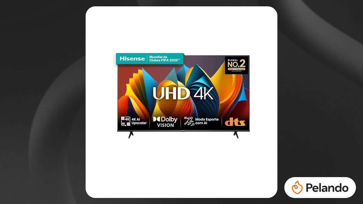 Por R$ 2.178: Hisense Smart TV UHD 4K DLED 58" Polegadas 58A6K | Pelando