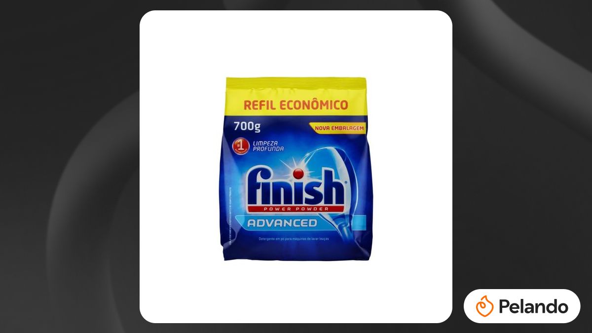 Por R$ 25,18: (REC)Detergente para Lavar Louças em Pó Finish 700g | Pelando