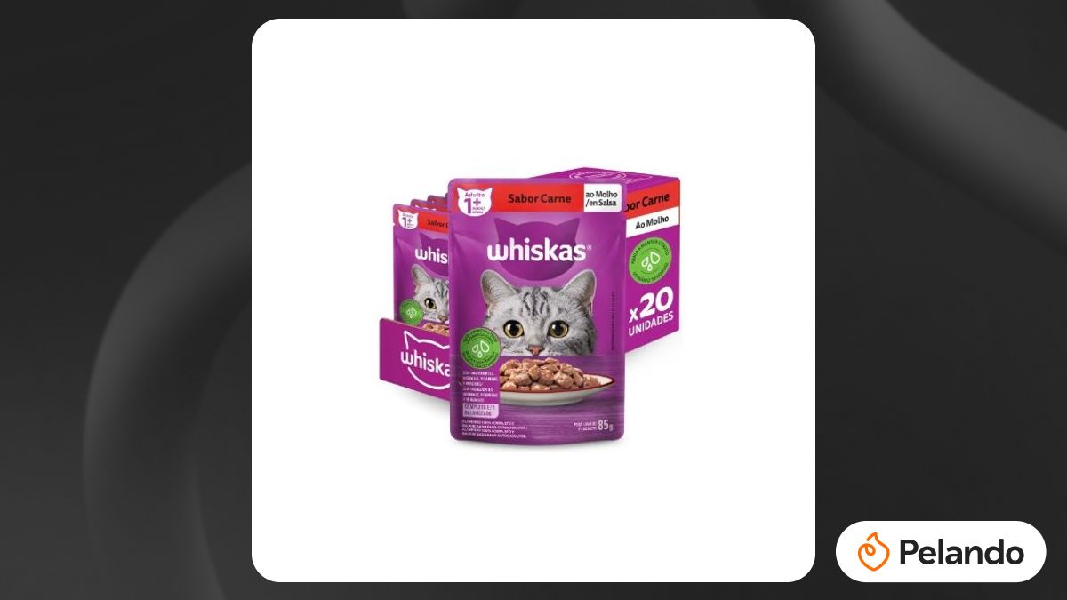 Por R$ 47,90: Sachê Gato Whiskas | Pelando