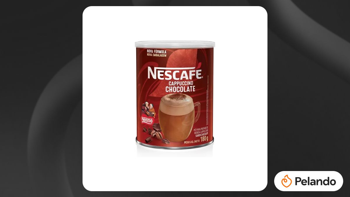 Por R$ 12,51: [REC] Café Solúvel Nescafé Cappuccino Dois Frades Lata ...