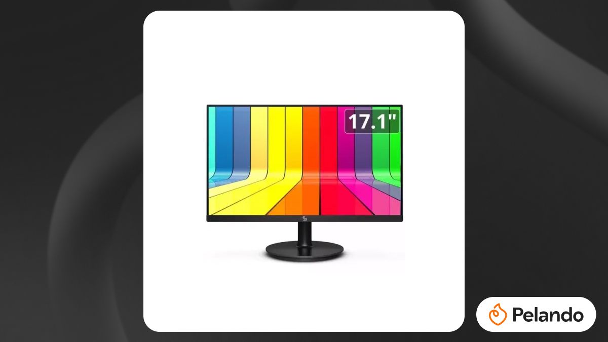 Por R$ 242: Monitor 17.1" LED, Widescreen, 75Hz, HD, HDMI, VGA, VESA ...