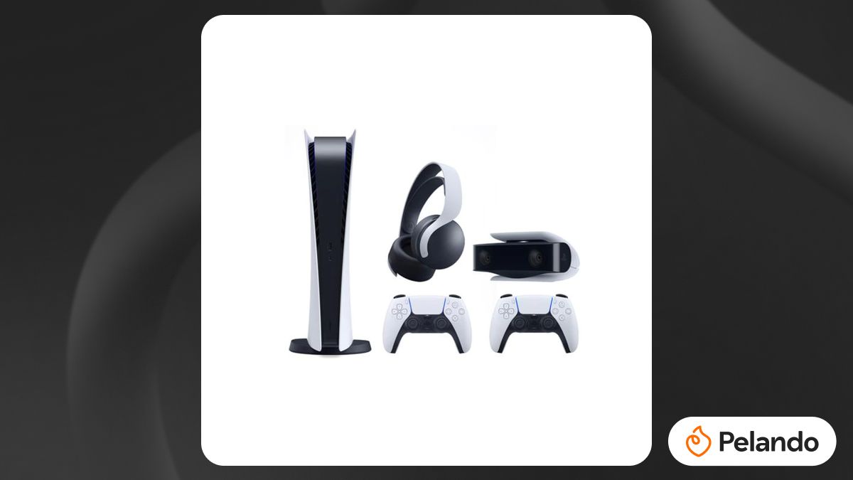 Por R$ 5.449: Console Playstation 5 Digital + 2 Controles + Headset ...
