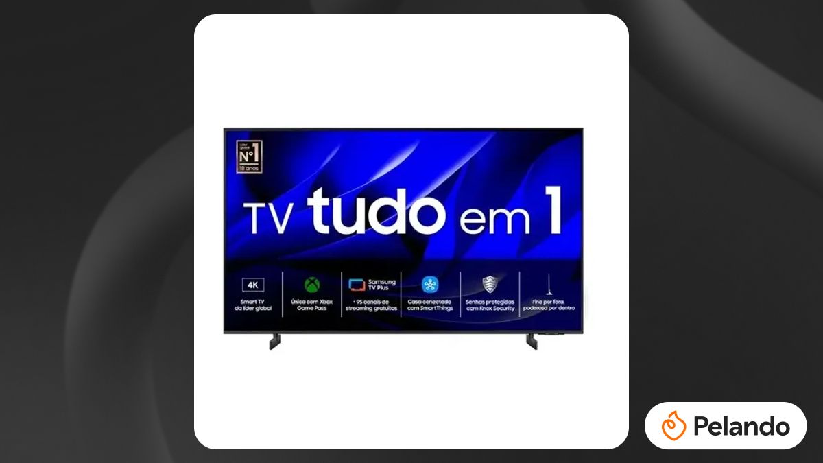 Por R$ 2.449: Smart TV Samsung 75" Polegadas Crystal UHD 4K 75DU8000 ...