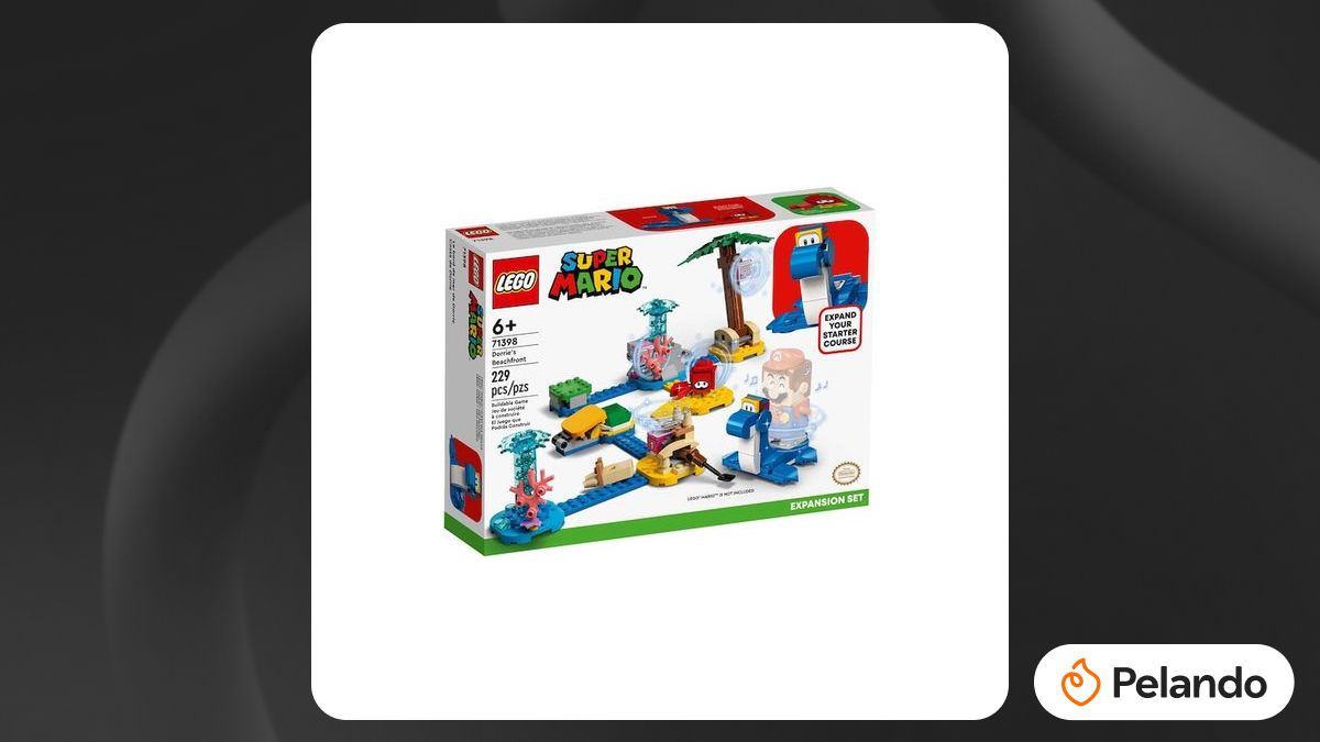 Por R$ 125: LEGO Super Mario: Pacote de Expansão Praia da Dori 71398 ...