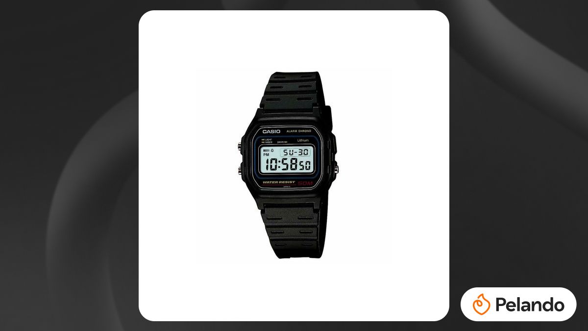Por R$ 92,06: Relógio Casio Vintage Preto W-59-1VQ-SC | Pelando
