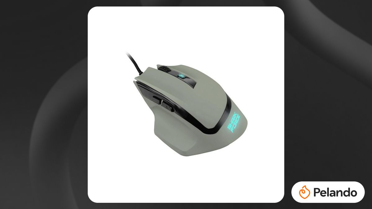 Por R$ 29,00: Mouse Gamer Sharkoon Shark Force II Military Grey, 4200 ...