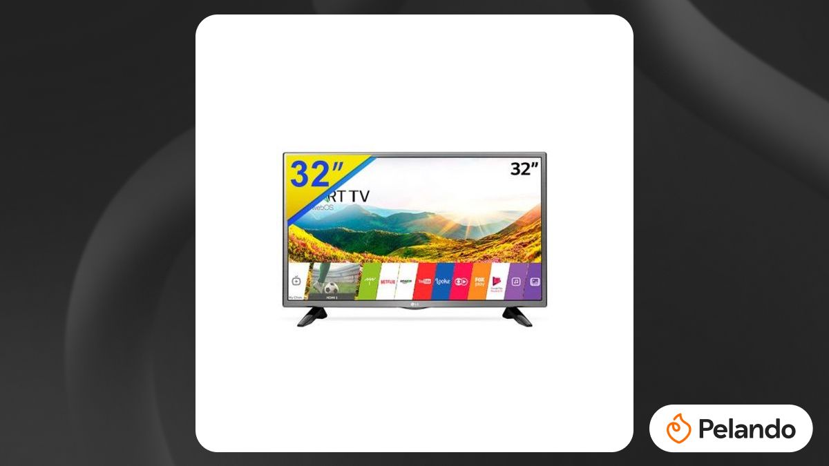 Por R$ 1.077: Smart TV LG 32" - Conversor digital, Som de 6W, Dual Core ...