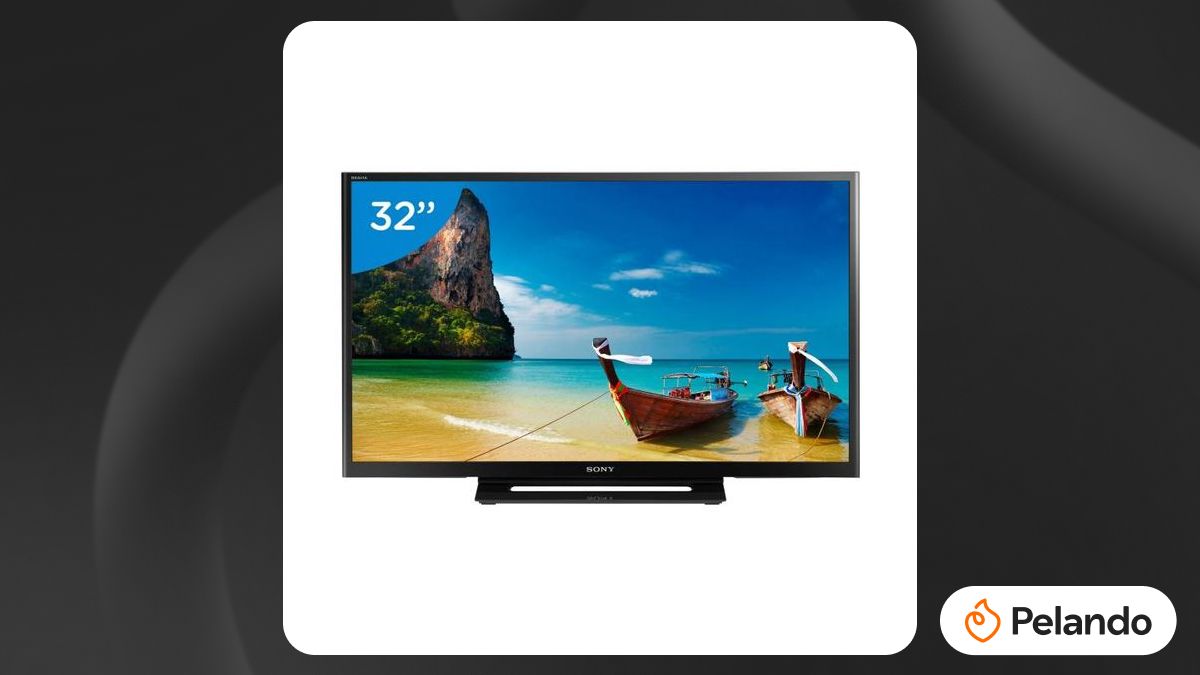 Por R$ 899: TV LED 32” Sony KDL-32R305B WXGA Rádio FM USB HDMI Motion ...