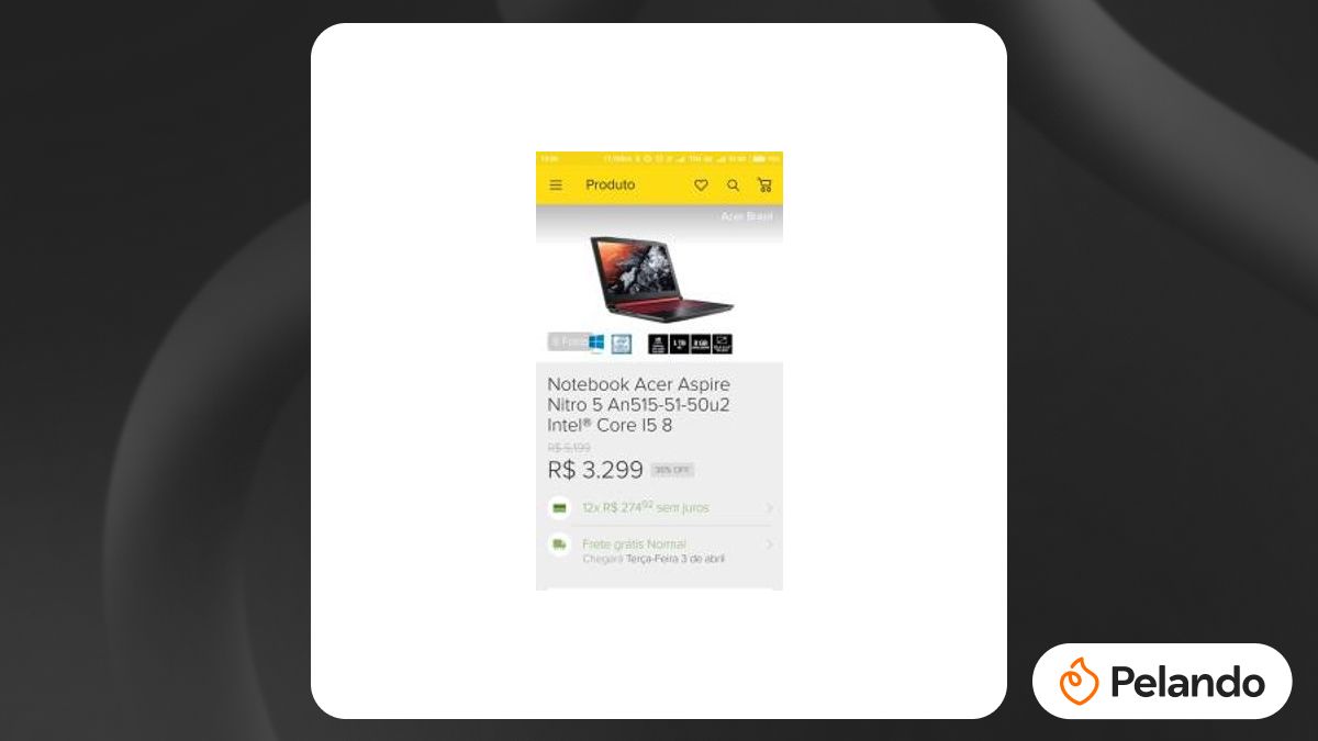 Por R$ 3.299: Notebook Gamer Acer Nitro 5 i5 An515-51-50u2 - R$3299 ...