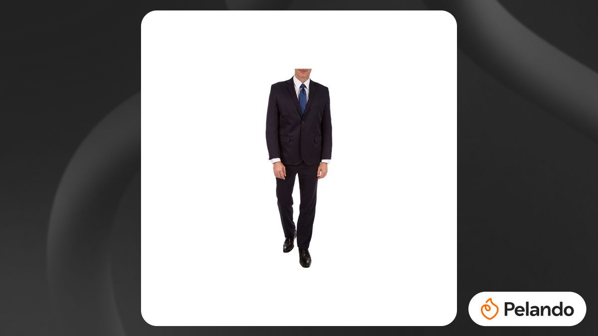 Por R$ 200: Terno Masculino Azul Marinho Texturizado - R$200 | Pelando