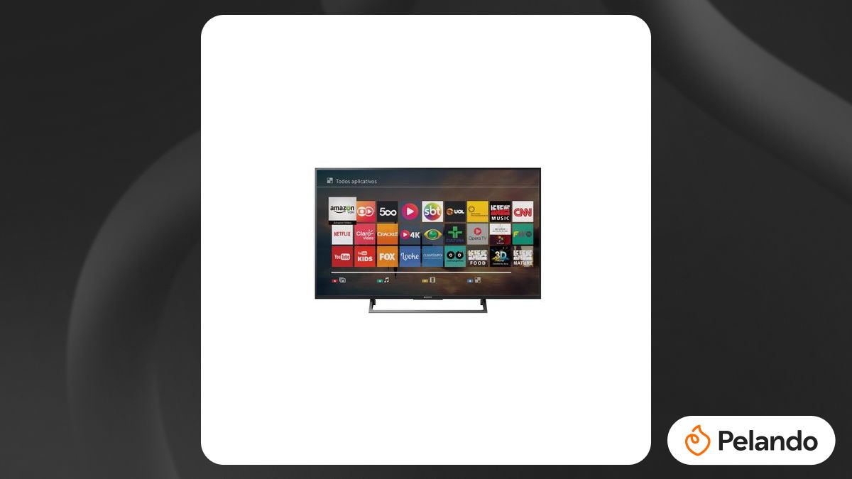 Por R$ 2.991: Smart TV LED 55" Sony KD-55X705E 4K 3 HDMI 3 USB Preta ...