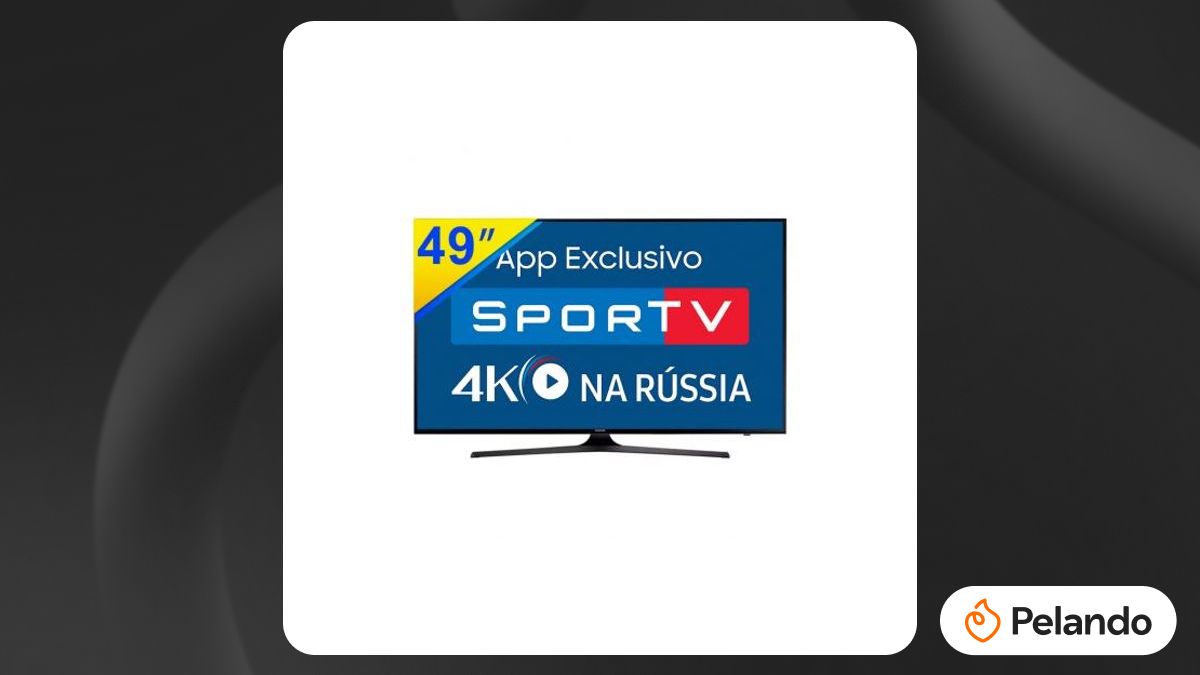 Por R$ 2.249: Smart TV LED 49" Samsung 49MU6100 Ultra HD 4K 3 HDMI 2 ...