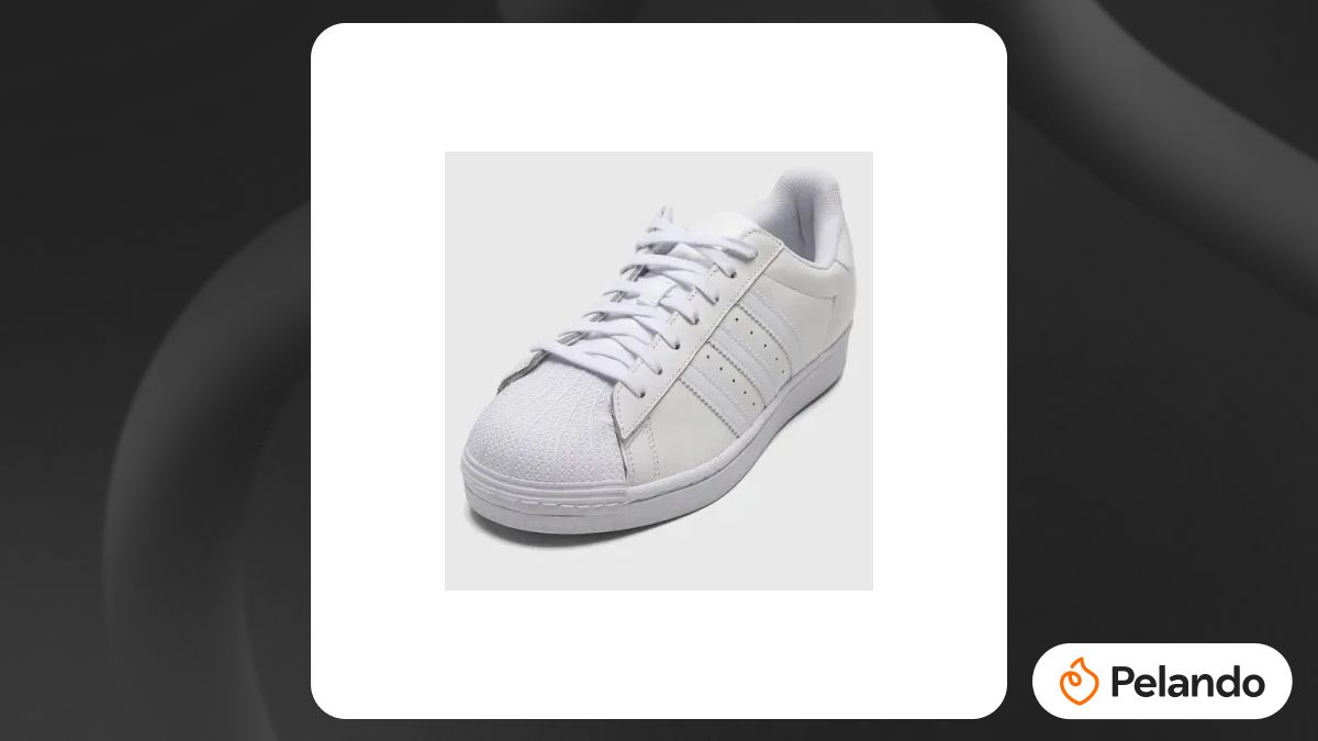 Por R$ 299: Adidas Originals Superstar Branco/Branco | Pelando
