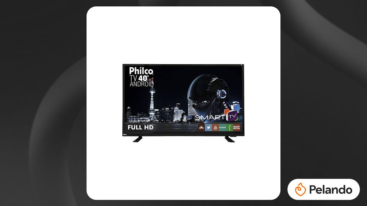 Por R$ 1.100: Smart TV LED 40 Philco Ph40e60dsgwa Full HD com Conversor ...
