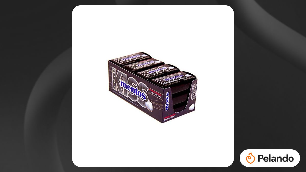 Por R$ 87,36: Mentos kiss latinha xtreme frozen contendo 12 latas de ...