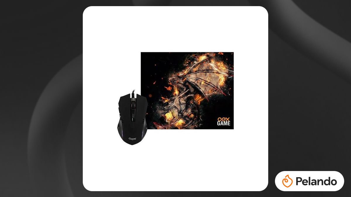 Por R$ 29,99: Combo Gamer Arena - Mouse Gamer 5.200 DPI + Mousepad ...