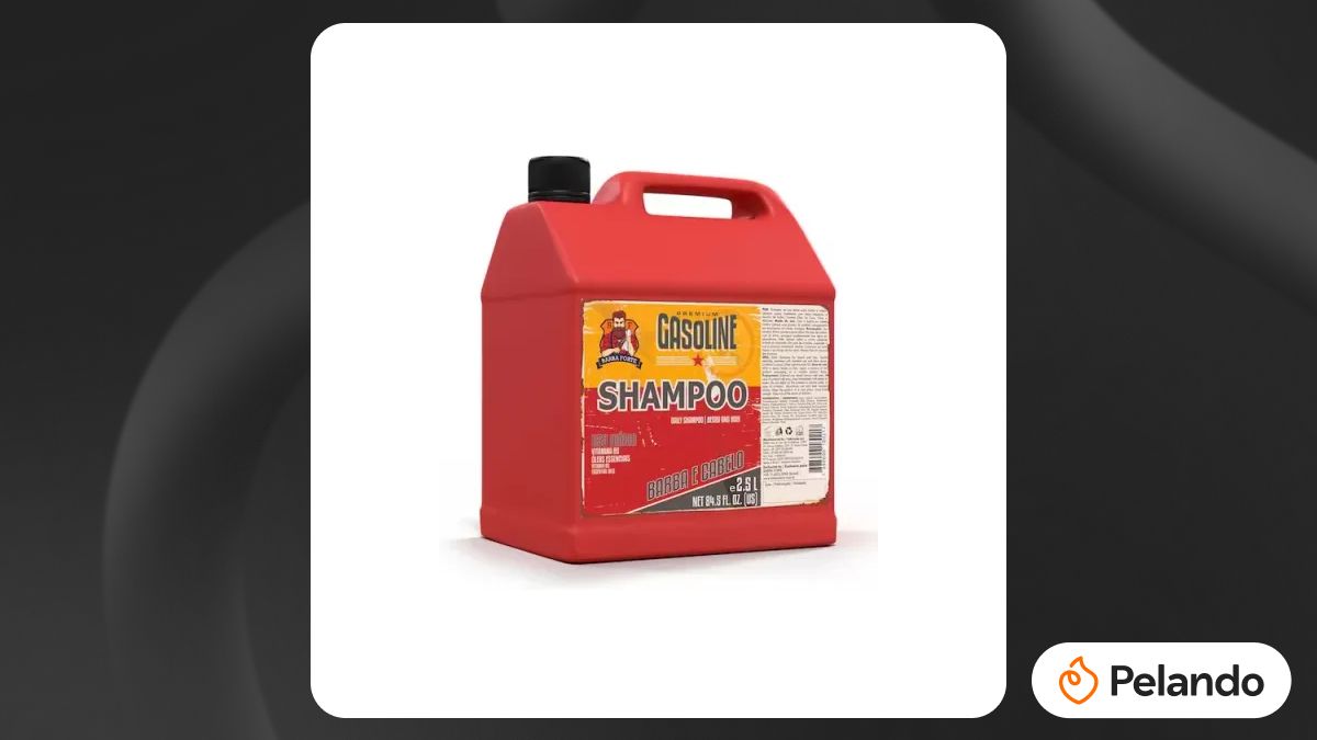 Por R$ 71: Shampoo Gasoline Premium 2.5 Litros Barbearia Barba e Cabelo ...