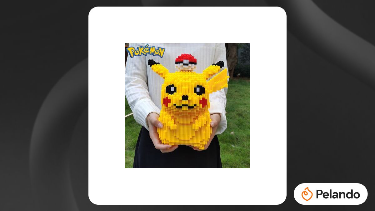 Por R$ 51,00: [TX inclusa] 5210 peças Pokémon Pikachu Diamond Micro ...