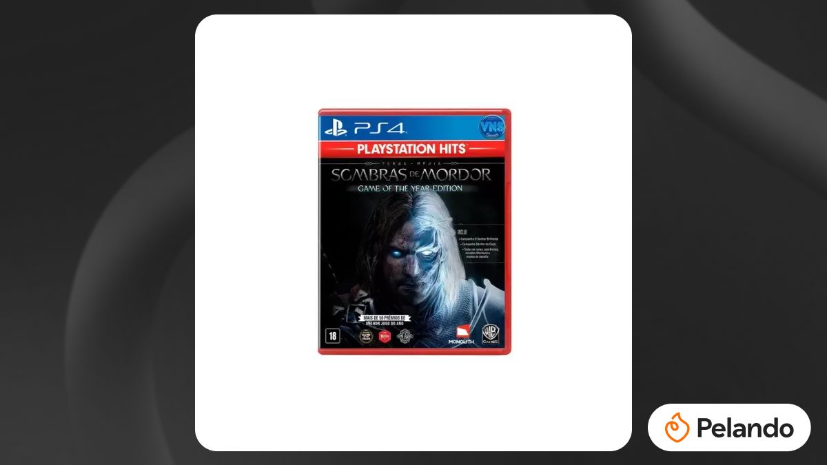 Por R$ 49,99: Jogo Terra-média Sombras De Mordor Goty - Ps4 Hits | Pelando