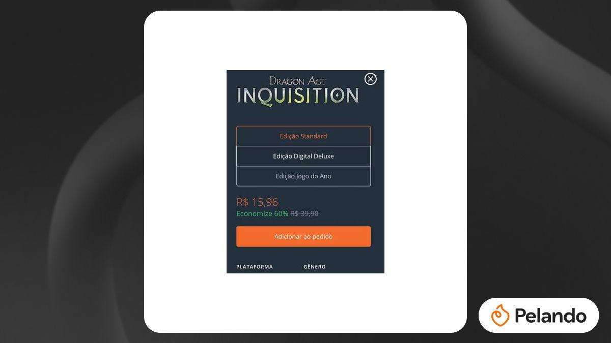 Por R$ 16,00: [PC] Dragon Age Inquisition | R$16 | Pelando