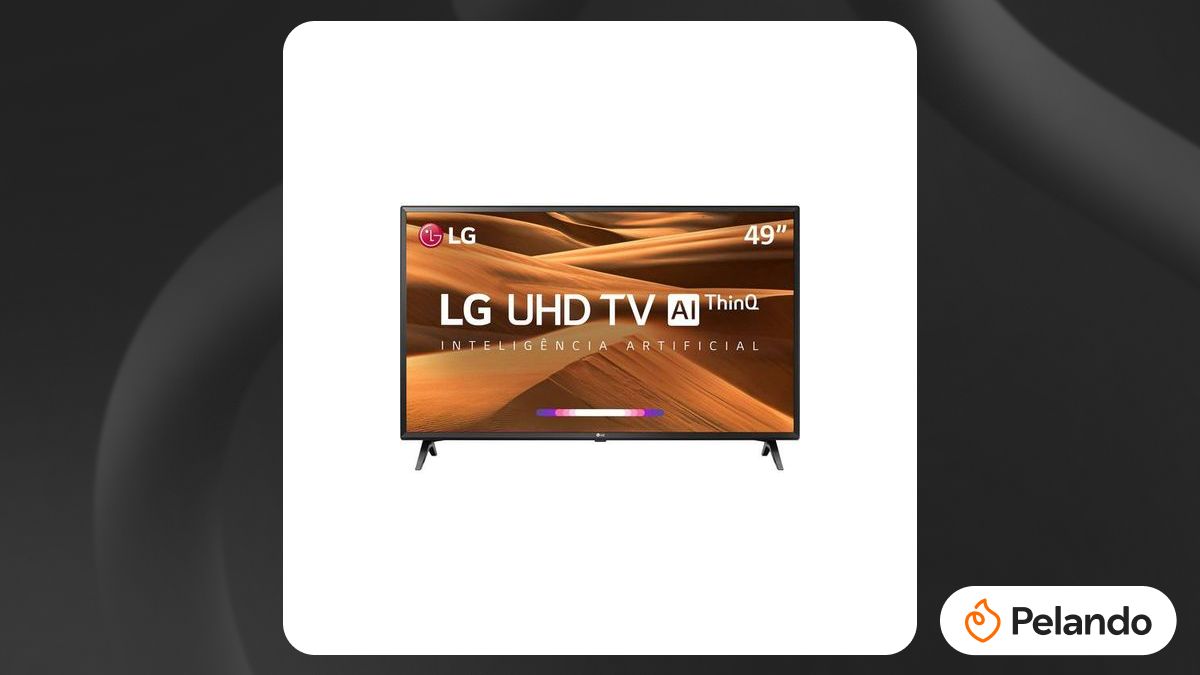 Por R$ 1.576: [CC Shoptime] Smart TV LED 49'' LG 49UM7300 UHD 4K ThinQ | R$1.576 | Pelando