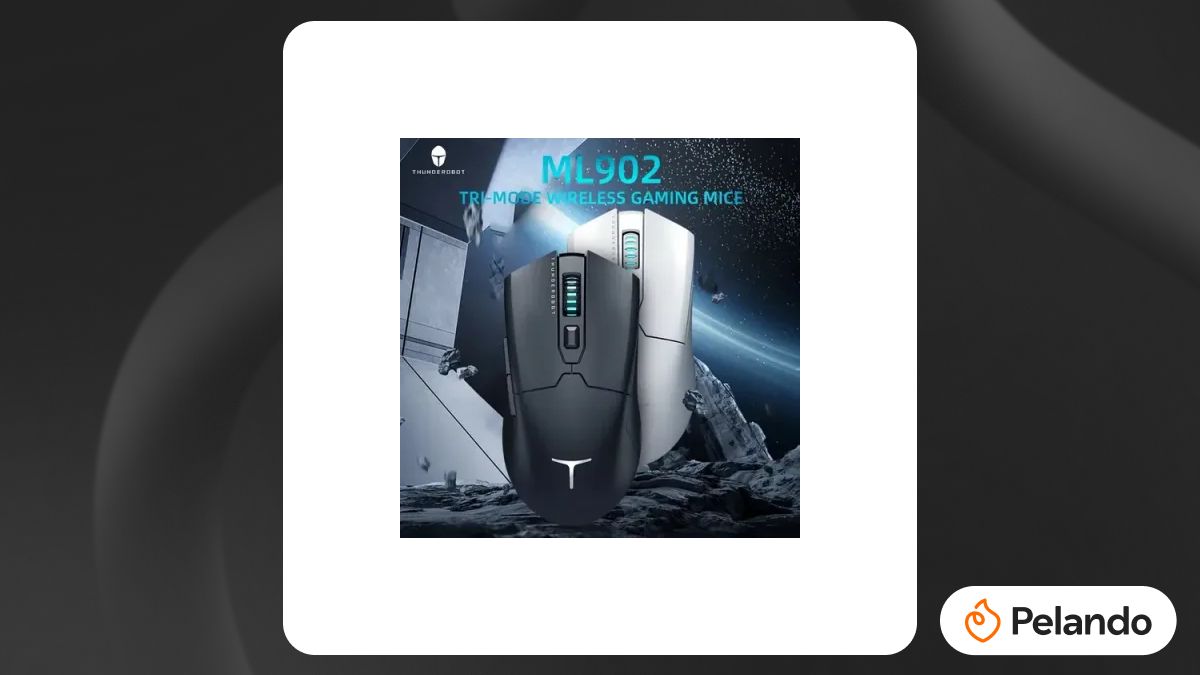Por R$ 109: [App/Taxas Inclusas] Mouse Gamer Sem Fio Thunderobot ML602 - Sensor PAW3395 | Pelando