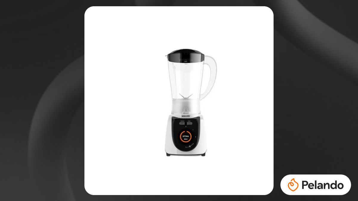 Por R$ 102: Liquidificador Mallory Optima Power Branco e Preto 220 ...