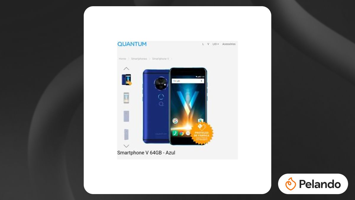 Por R$ 1.124: Smartphone Quantum V com projetor a laser até 200" R$1124 ...