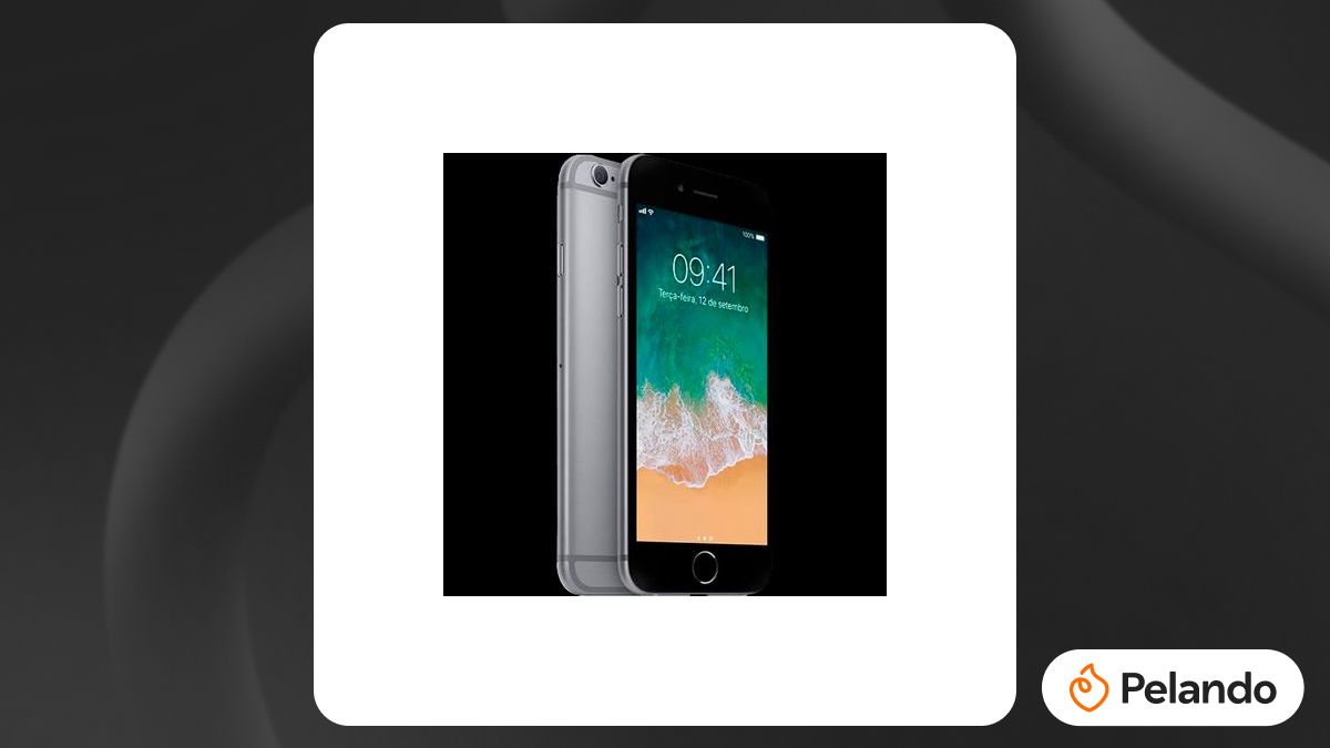 Por R$ 1.349: iPhone 6s 32GB Cinza Tela Retina HD 4,7" 3D Touch Câmera ...