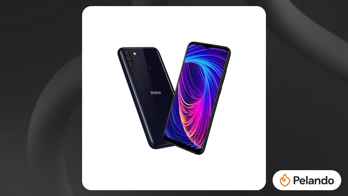 Por R$ 649: Smartphone Philco Hit P12 Dark Blue 128GB, 4GB RAM | Pelando