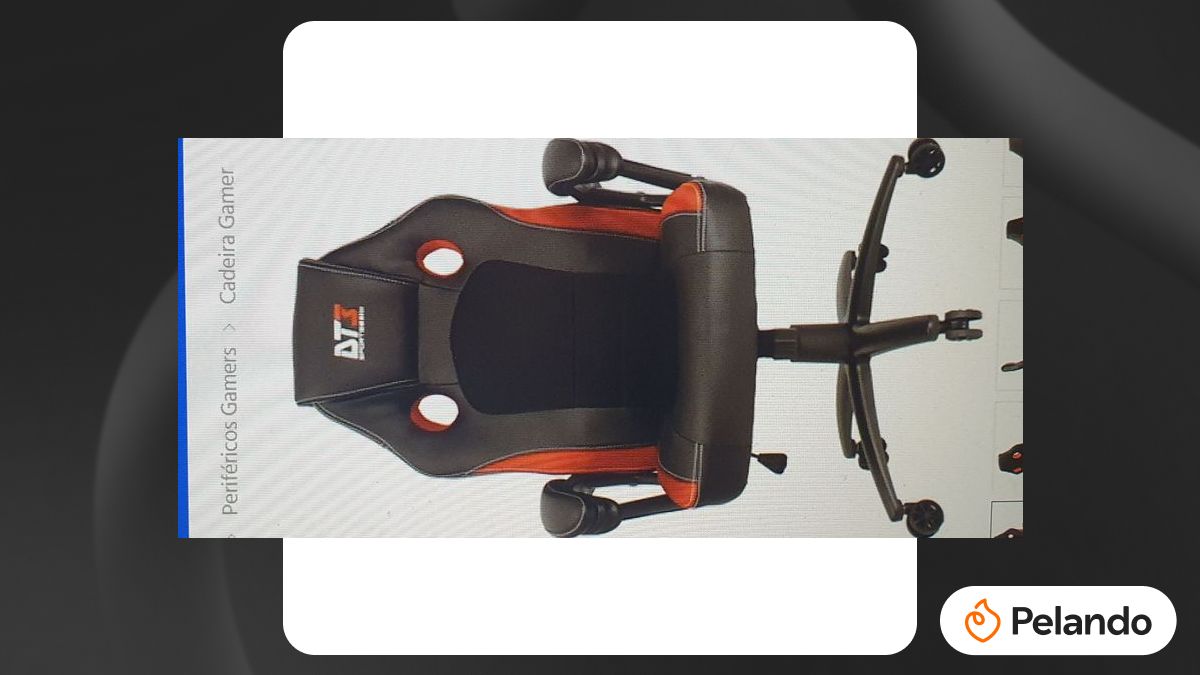 Por R$ 487: Cadeira Gamer DT3 GT Vermelha e Preta - 1x CC | Pelando