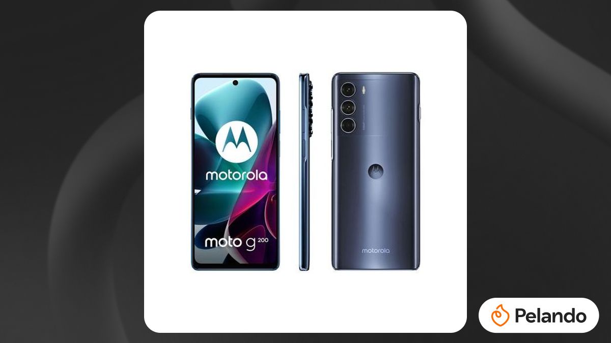 Por R$ 3.387: Smartphone Motorola Moto g200 256GB Azul 5G - Octa-Core ...