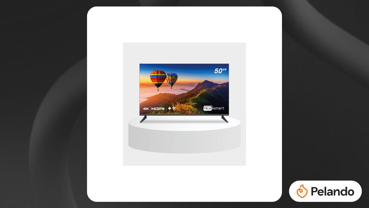 Por R$ 2.088: Smart TV LED 50 4K hq Conversor Digital Externo 3 hdmi 2 ...