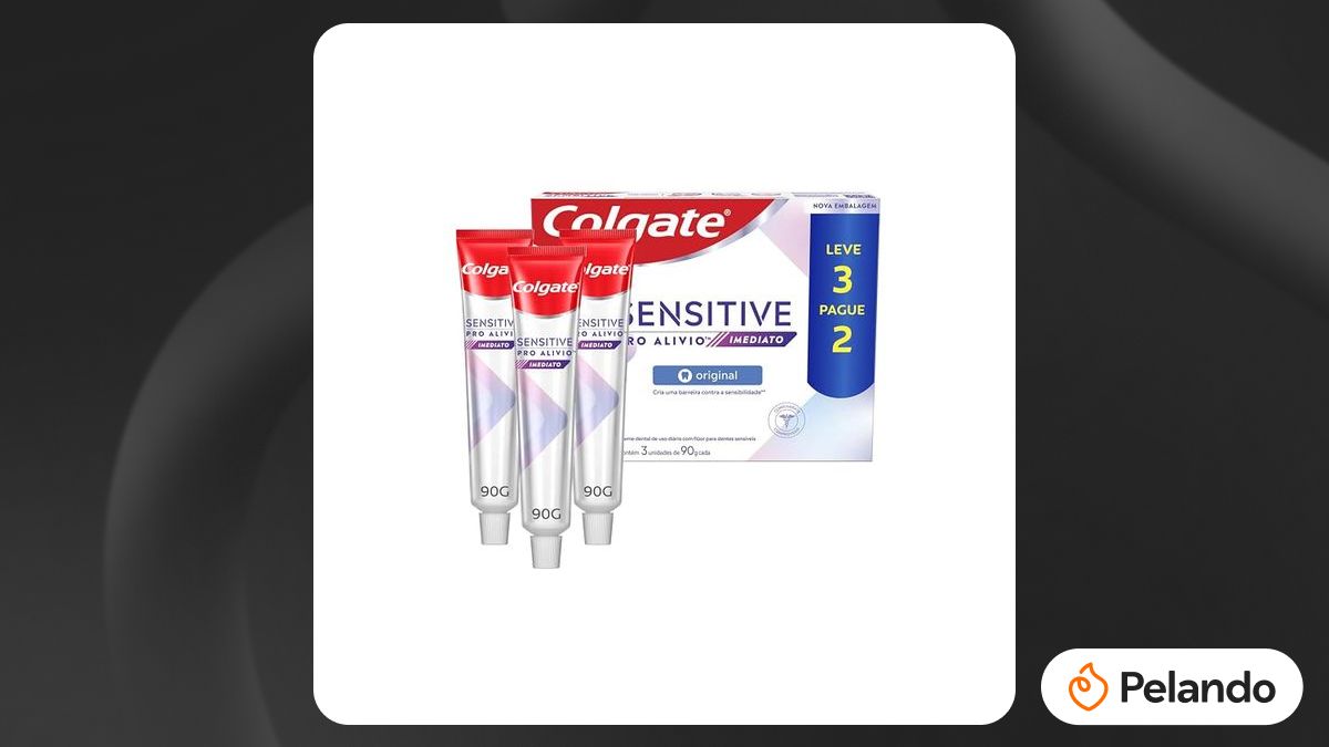 Por R$ 17,85: (REC)Colgate Creme dental para dentes sensíveis Sensitive ...