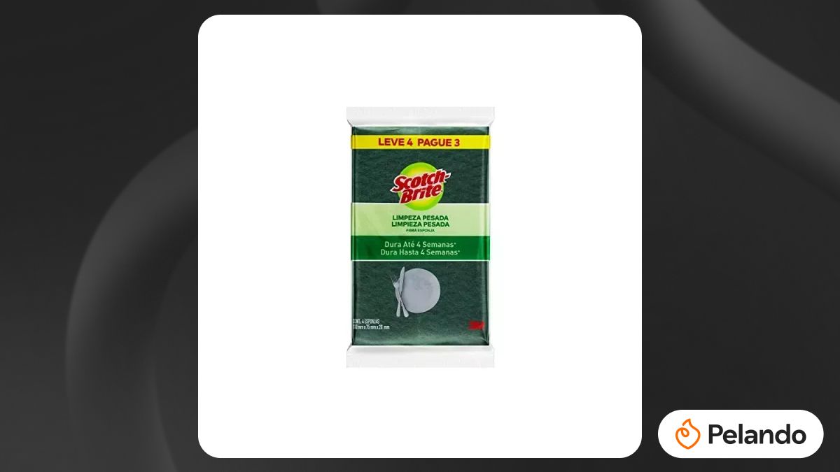 Por R$ 3,89: (Super) 3M, Scotch Brite, Esponja Multiuso | Pelando